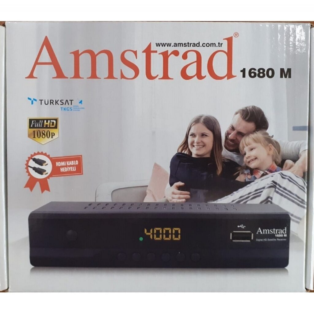 Amstrad 1680 M Kasalı HD Uydu Alıcısı – Dayanıklı ve Yüksek ...